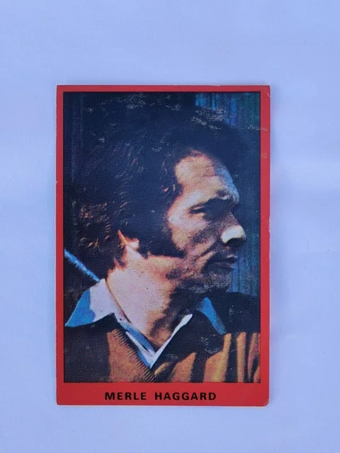 VINTAGE 1972 / 1973 Tip Top EMI Pop Star Merle Haggard #14 Trading ...