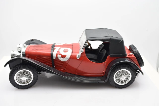 MODEL CAR SCALE 1:18 Jaguar Ss 100 Burago diecast vehicles For ...