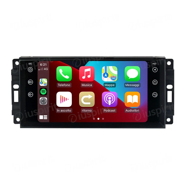 ANDROID AUTORADIO NAVIGATORE per Jeep Grand Cherokee Compass Patriot ...