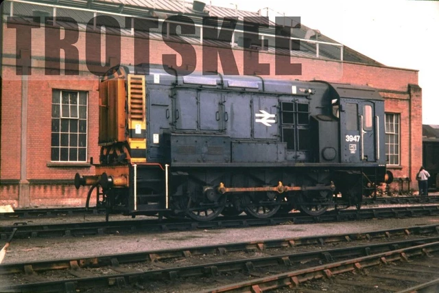 35MM SLIDE BR British Railways Diesel Loco Class 08 D3947 1985 Original ...