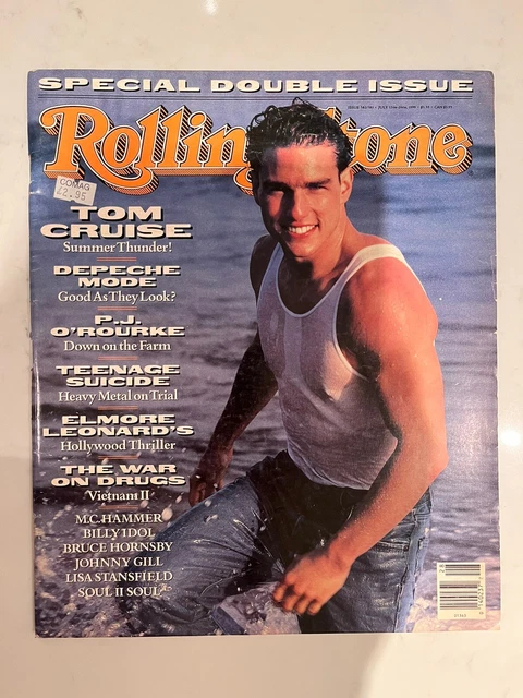 TOM CRUISE / Depeche Mode Usa Rolling Stone Magazine July 1990 Double ...