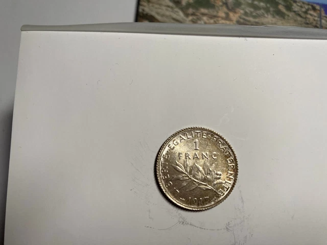 PIECES DE MONNAIE 1franc de 1917 EUR 35,00 - PicClick FR