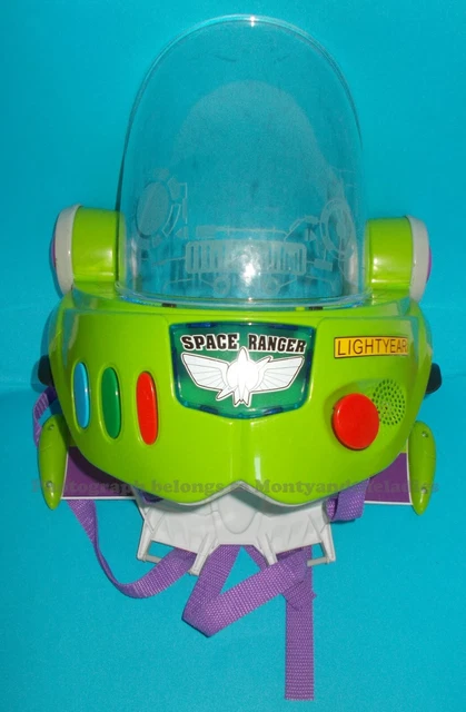 TOY STORY BUZZ Lightyear Space Ranger Star Command Talking Helmet Sound ...
