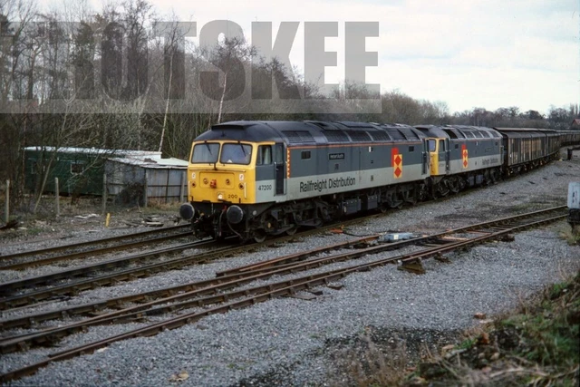 35MM SLIDE BR British Rail Diesel Loco Class 47 47200/41 Whitacre 1995 Orig £4.98 - PicClick UK