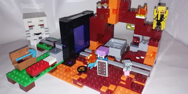 SET LEGO MINECRAFT 21143, Il portale del Nether, USATO EUR 30,00 ...