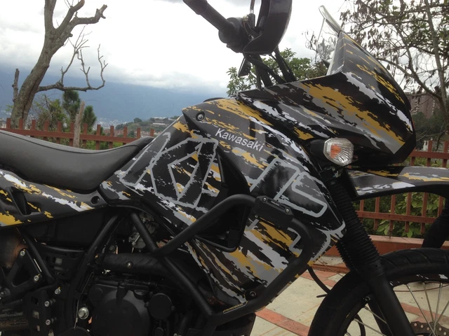 KAWASAKI KLR 650 Graphics Kit Decals Stickers Super Rally Blue (2008 ...