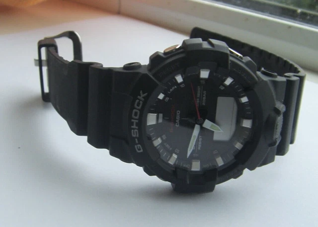 CASIO G SHOCK Ga-800 5535 Black Case Quartz Gents Wrist Watch Needs ...