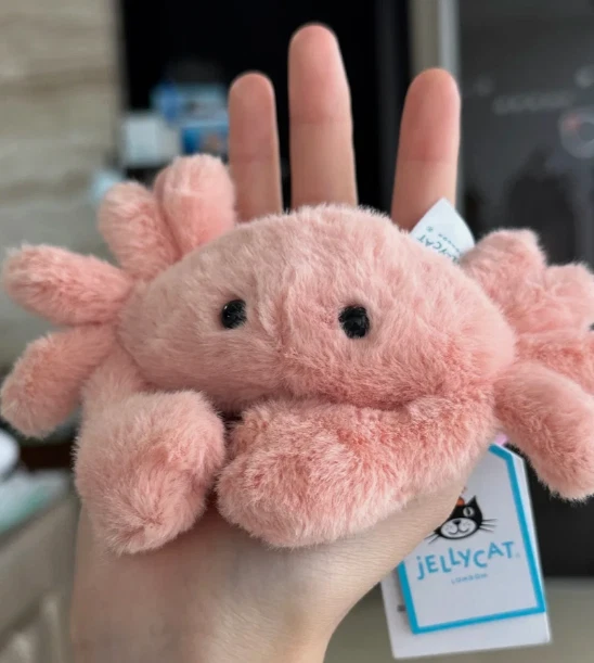JELLYCAT FLUFFY CRAB 15cm - New with Tags, Super Soft, Free Dust Bag £ ...
