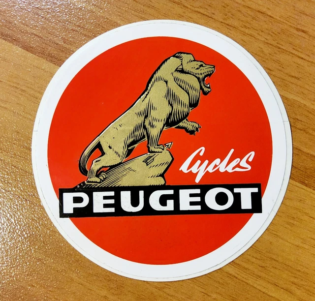 AUTOCOLLANT STICKER ANCIEN mobylette cycles PEUGEOT années 60/70 ...