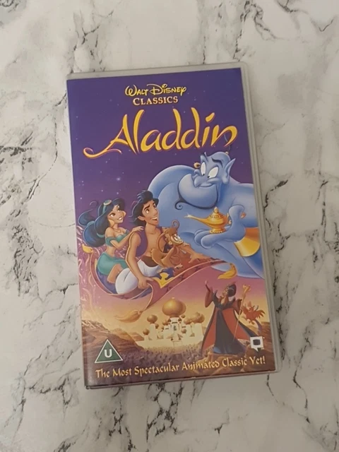 ALADDIN VHS/SH, 1994 Disney Classics VHS Video Tape £2.99 - PicClick UK
