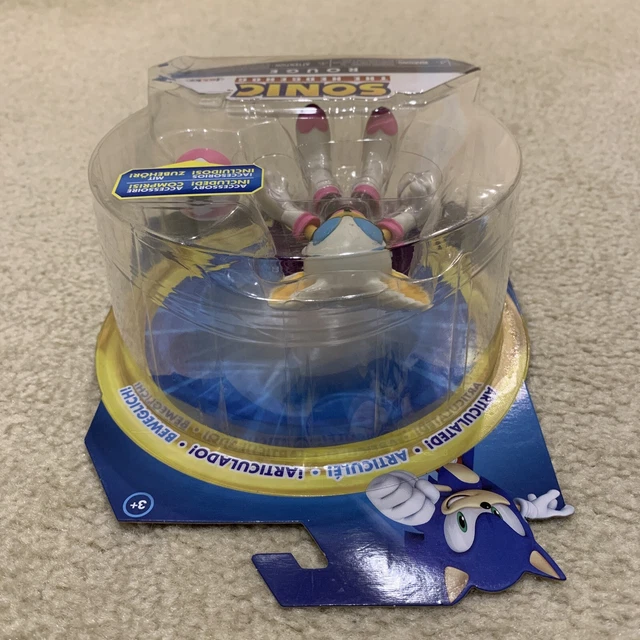 SONIC HEDGEHOG ROUGE 4" Toy Action Figure Heart Bomb Articulated Jakks ...