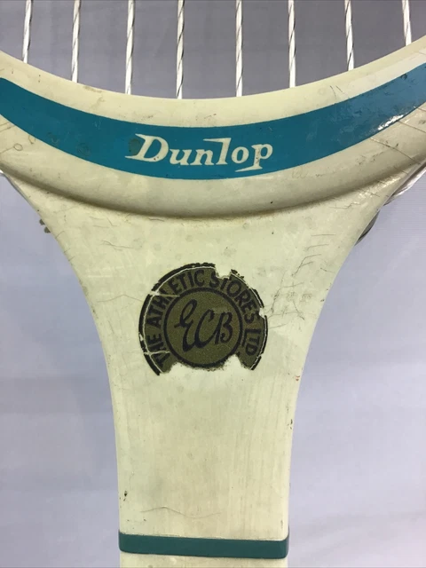 DUNLOP ALPHA LIGHT Vintage Wooden Tennis Racket £20.00 - PicClick UK