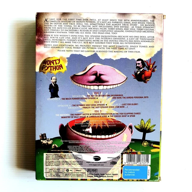 MONTY PYTHON | Almost The Truth: The Lawyer's Cut DVD Comedy Gift Set ...