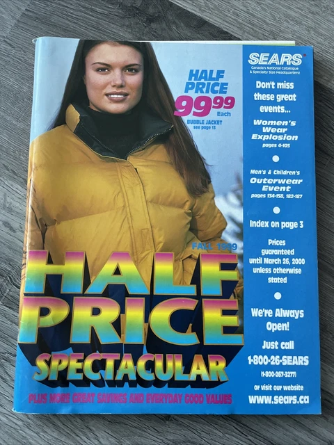 SEARS 1999 FALL Half Price Values Sale Savings Catalog Fashion ...