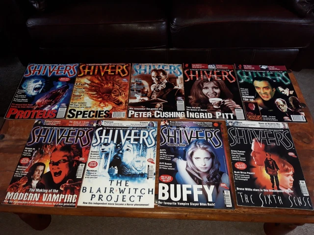 SHIVERS HORROR SCI-FI Magazine Bundle #20 #21 #22 #32 #33 #69 #70 #71 ...