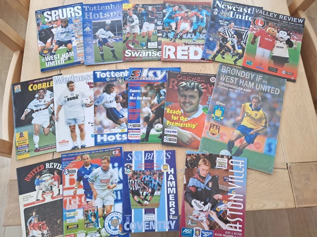WEST HAM 16 Away Programme Bundle From The Period 1997 - 1999 £4.87 ...