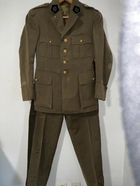 ANTIQUE MILITARY DOCTOR'S Uniform, WW2, La Belle Jardinière Paris ...