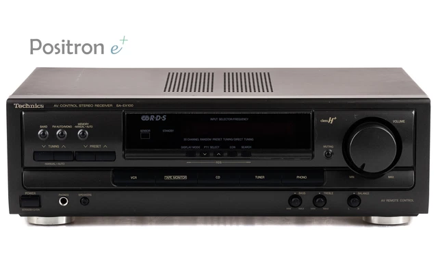 TECHNICS SA-EX100 AMPLIFICATORE/AV Controllo Ricevitore/revisionato 1 J ...
