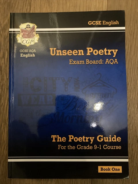 NEW GCSE ENGLISH AQA Unseen Poetry Guide - Book 1 includes Online ...