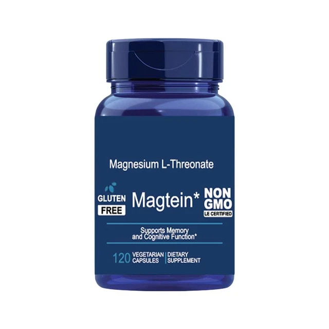MAGNESIUM L-THREONATE 120CAPSULES - Brain Health,Memory,Focus,Cognitive ...