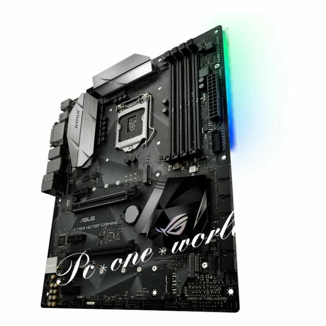 ASUS ROG STRIX H270F GAMING Motherboard LGA1151 Intel H270 DIMM USB3.1 ATX DDR4 £183.37 ...