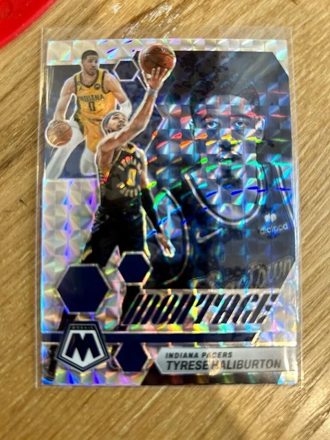 TYRESE HALIBURTON 2022-23 Montage Mosaic Prizm #30 Indiana Pacers £12. ...