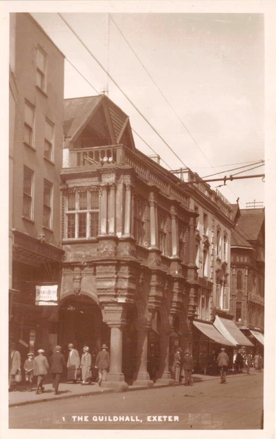 EXETER DEVON GB The Guildhall ~Storefronts~ Photo Carte Postale EUR 7,54 - PicClick FR