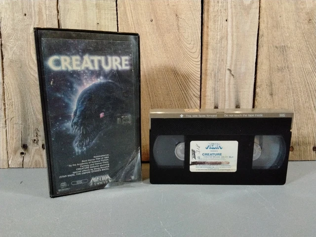 CREATURE (1985) VHS - FLAPS INTACT - Media - Klaus Kinski - (Horror Sci ...