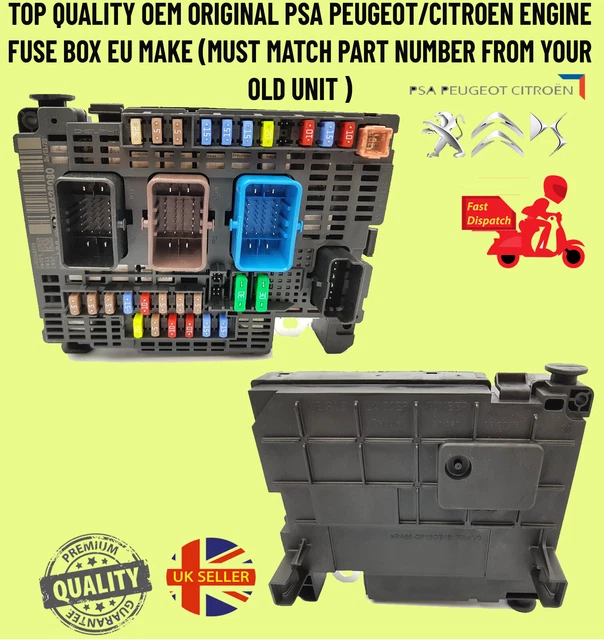 GENUINE CITROEN C4 Ii (B7 ) Ds4 (Nx_ ) Ab2 Electronic Control Engine ...