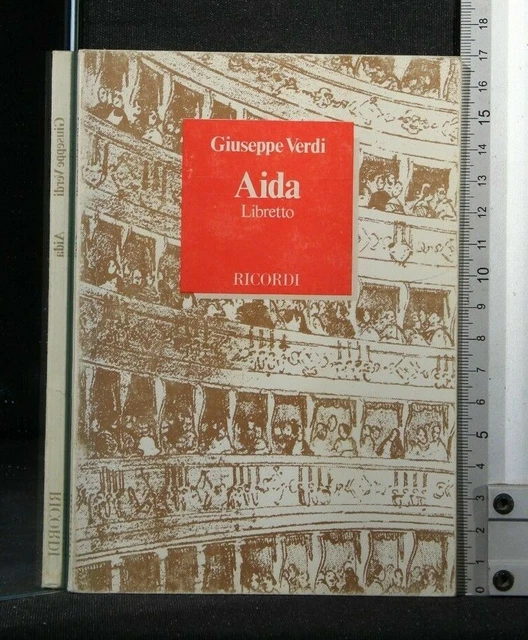 LIBRETTO D'OPERA. AIDA. Giuseppe Verdi. Ricordi. EUR 3,90 - PicClick FR