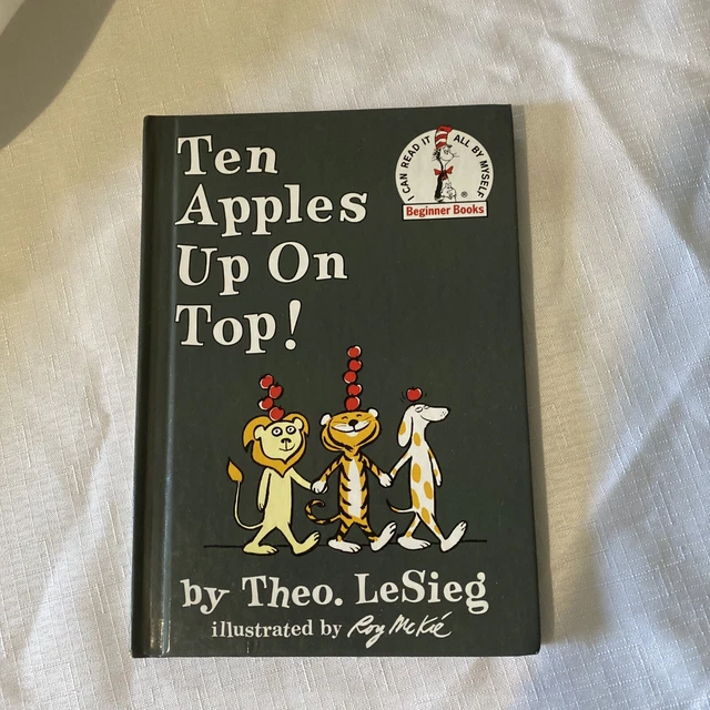DR. SEUSS “TEN APPLES UP ON TOP!” Hardcover child book Theo.LeSieg, Roy ...