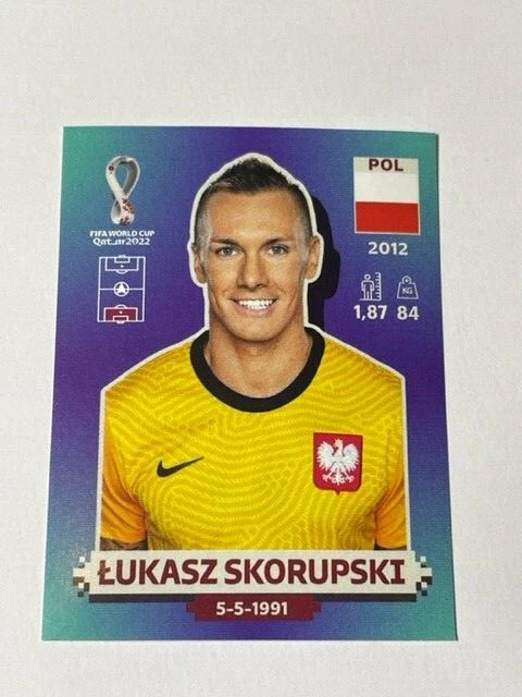 PANINI FIFA WM 2022 World Cup Qatar Sticker Poland Polen POL4 Lukasz ...