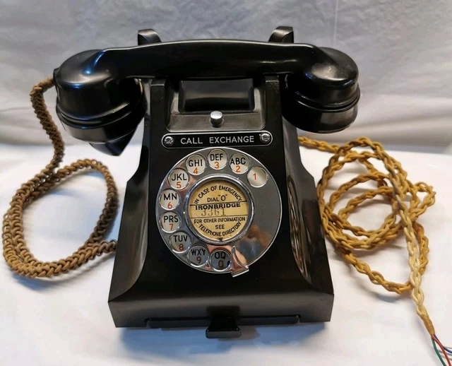 FABULOUS VINTAGE C.1949 Bakelite Rotary Telephone - 312F - Call ...