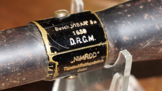 BUSCH „VISAR“ 3X NIMROD ZF39 K98 Reticle 1 STEEL SNIPER SCOPE 100% ...