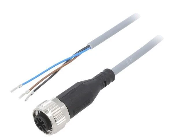 541364 VERBINDUNGSLEITUNG WEIBLICH,M12 IP65,IP68,IP69K L: 5m 0,25mm2 ...