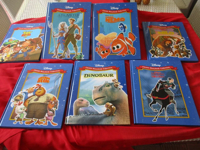 DISNEY CLASSIC STORYBOOK Collection-x 7 - Nemo, Chicken Little ...