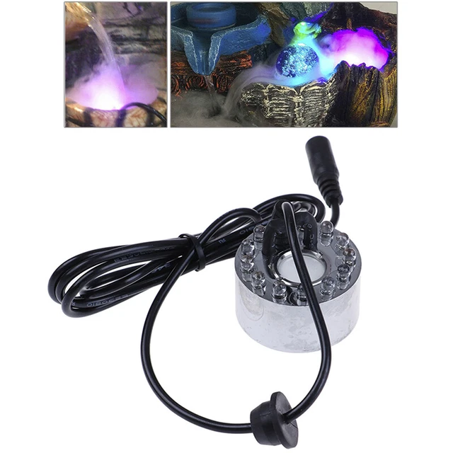 ULTRASONIC MIST MAKER Water Fountain Pond Atomizer Air Humidifier Mist ...