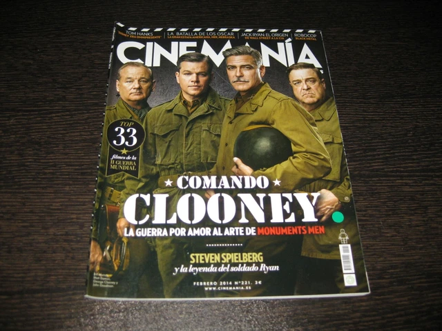 MAGAZINE CINEMANIA COMMANDE Clooney-Tom Hanks-Jack Ryan N° 221 Févr ...