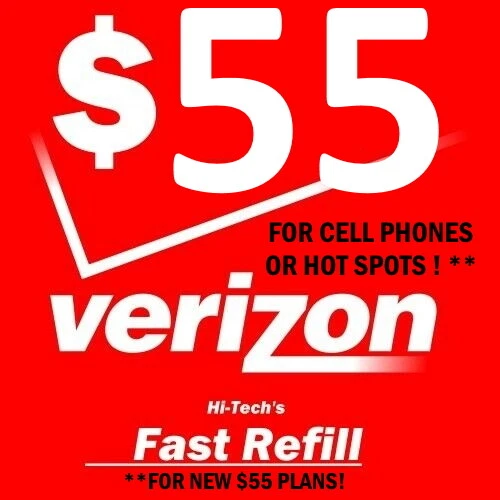 $55 VERIZON PREPAGATA 🔥 Veloce 🔥 Diretta Al Telefono! 🔥 Per Telefoni E ...