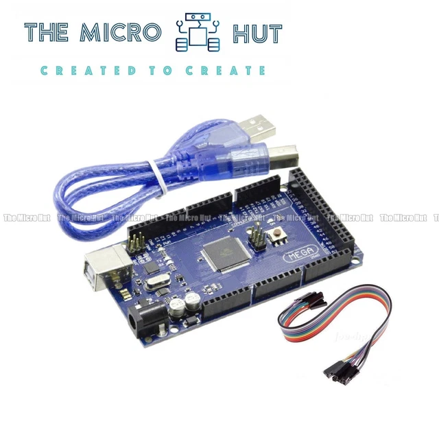 CARTE COMPATIBLE ARDUINO MEGA2560 R3 ATmega2560 16AU avec ATmega16U2 ...