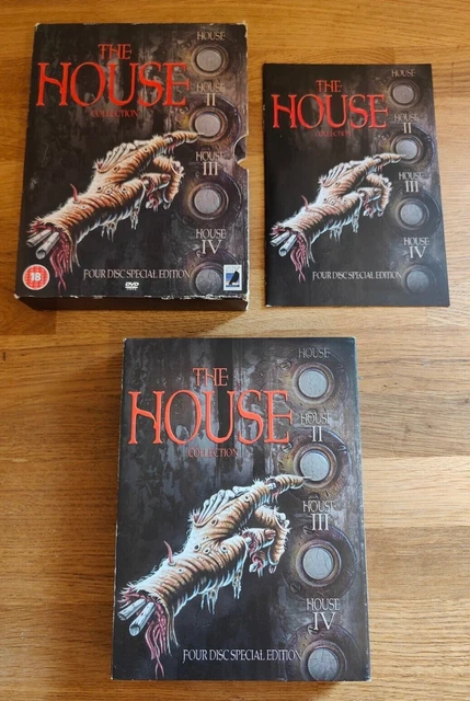 DVD - HOUSE The Collection Horror Movies 1-4 Rare Boxset PAL UK R2 £25. ...