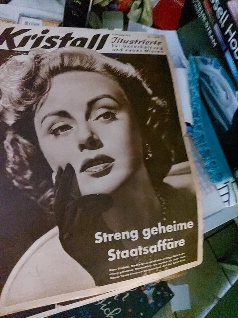 KRISTALL ILLUSTRIERTE Hefte 1953 rar Sammler Hobby Zeitschrift Zeitung ...