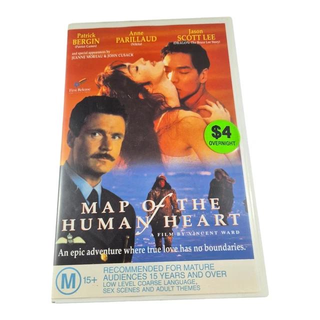 MAP OF THE Human Heart - VHS- Jason Scott Lee Anne $34.99 - PicClick AU