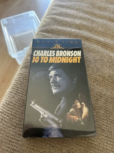 10 TO MIDNIGHT (vhs) Charles Bronson, Andrew Stevens, Lisa Eilbacher ...