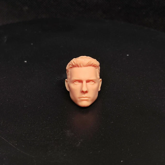 FIGURINE TOM CRUISE Head Sculpture Top Gun échelle 1/12 plus jeune non ...