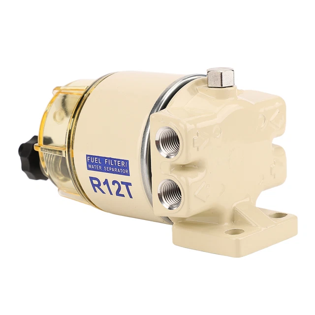 MARINE OIL WATER Separator Fuel Metal Water Separating Filter Kit For ...