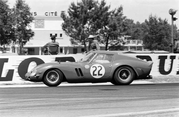 LEON DERNIER & Jean Blaton Ferrari 250 GTO Le Mans 1962 Motor Racing ...