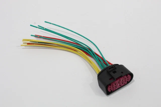 VW POLO VAN 6R Mk5 14 Pin Headlight Wiring Plug Connector & Wires New ...