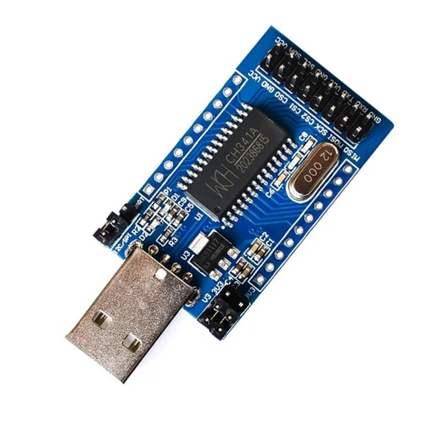 CH341A PROGRAMMER USB to UART IIC ISP EPP Converter Parallel Port ...