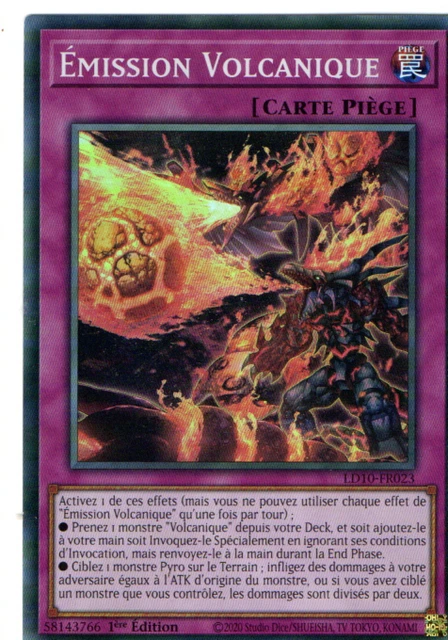 CARTE YU GI Oh Emission Volcanique Super Rare Ld10-Fr023 EUR 2,00 ... CARTE YU GI Oh Emission Volcanique Super Rare Ld10-Fr023 EUR 2,00 ...